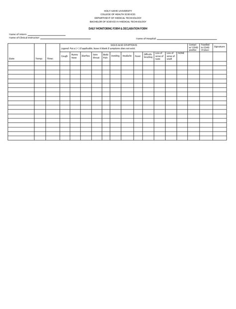 Daily Monitoring Pdf Daily Monitoring Pdf