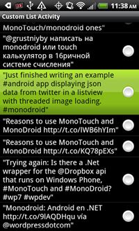 Databinding A ListView With Mono For Android Visual Studio Magazine