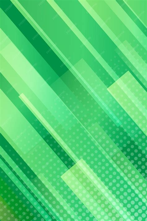 Premium Vector Green Gradient Rectangle Background