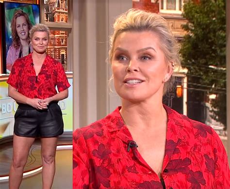 Bridget Maasland Draagt Deze Blouse Van King Louie Bij Rtl Boulevard