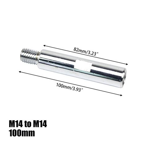 앵글 그라인더 연장 연결 로드 M14 스레드 어댑터 연장 로드 연마 패드 연삭 연결 75mm 100mm 140mm
