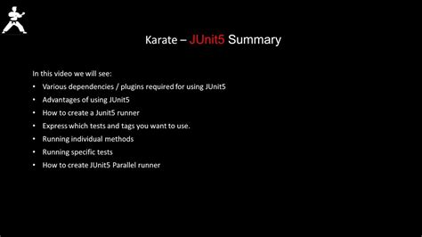 karate junit5 runner parallel runner tags part 3 youtube