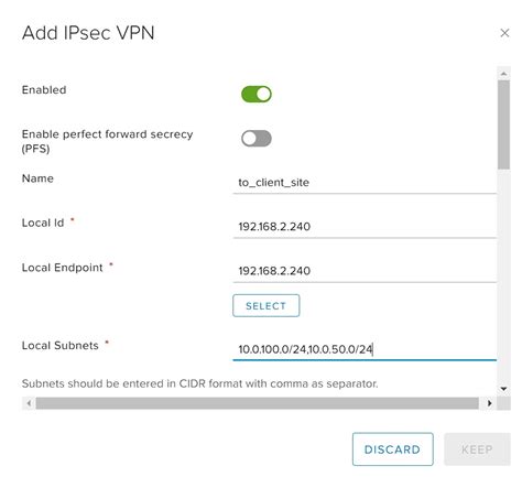 Site To Site Ipsec Policy Based Vpn Between Edge Gateway And Mikrotik Routing Multiple Subnets
