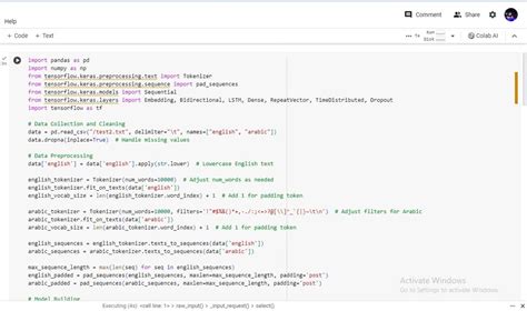 how i built a machine translation model using tensorflow and keras