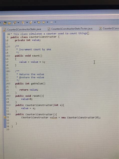 Solved Counter1constructorstatic In Class Program Assignment