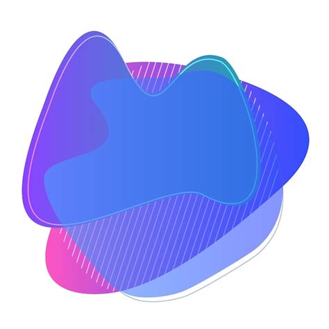 Premium Vector Abstract Blur Shapes Color Gradient Iridescent Colors Effect Soft Transition