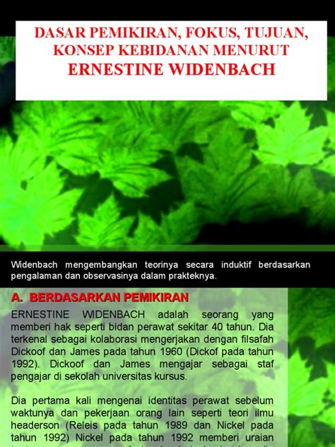 Teori Ernestine Wiedenbach Pdf