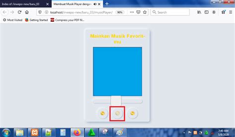 cara membuat player music neumorphism dengan javascript inwepo