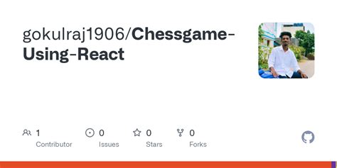 Github Gokulraj1906chessgame Using React