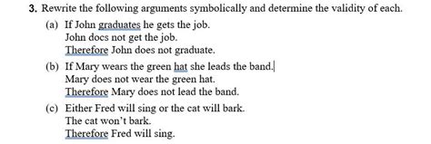 [solved] 3 rewrite the following arguments symbol solutioninn
