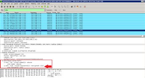 how to decrypt radius traffic using wireshark with rsa authentication