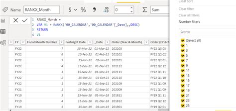 rankx column not showing pair numbers microsoft fabric community