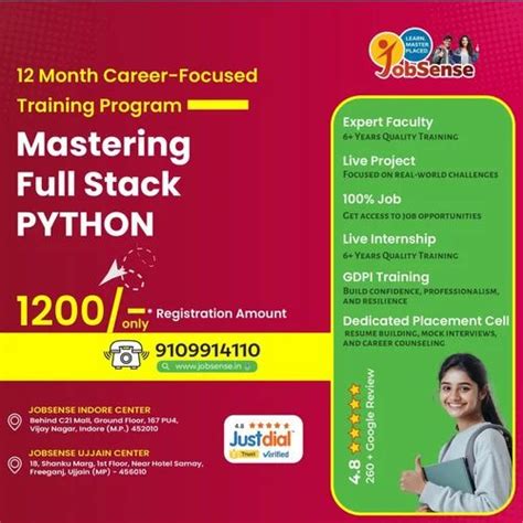Mastering Full Stack Python At ₹ 1200course In Ujjain Id 2855679469512