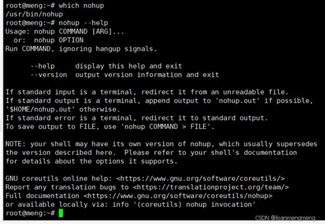 Nohup 命令介绍和使用案例nohup命令 Csdn博客 Nohup 命令介绍和使用案例nohup命令 Csdn博客