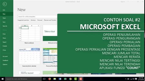 43 Contoh Soal Excel Penjumlahan Mikel Ray