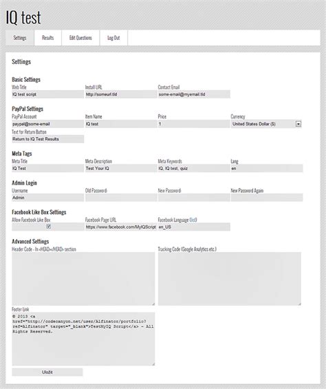 Test Your Iq Advanced Php Iq Test Script Inkthemes