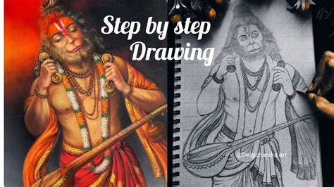 Hanumaan Ji Ki Drawing How To Draw Lord Hanuman Hanuman Hanumanji Lordhanuman YouTube