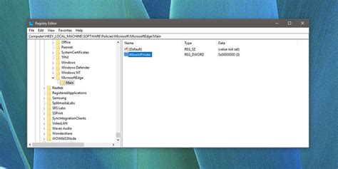 How To Disable Inprivate Browsing In Microsoft Edge On Windows 10