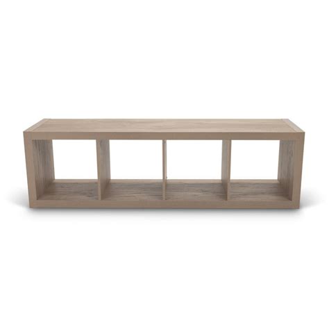 Better Homes And Gardens 4 Cube Vertical Storage Organizer Natural