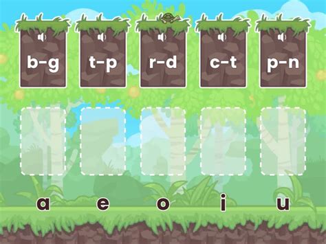 Short Vowels A E I O U Match Up