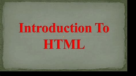 Grade 7 Intro To Html Part 1 Youtube