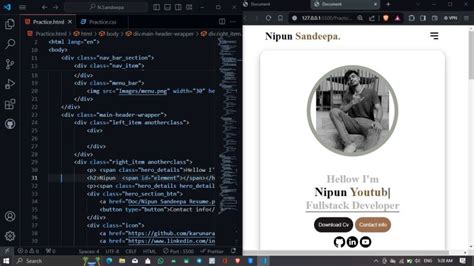 Sandeepa Nipun On Linkedin Portfolio Webdevelopment Html Css
