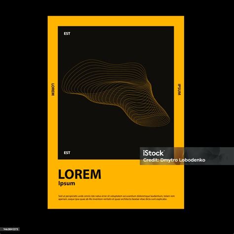 스위스 디자인 포스터 레이아웃의 메타 현대 미학 야만적 인 예술은 대담한 타이포그래피와 추상적 인 기하학적 모양으로 만든 벡터