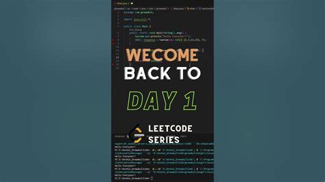 leetcode series two sum day 1 vlog coding shorts youtube