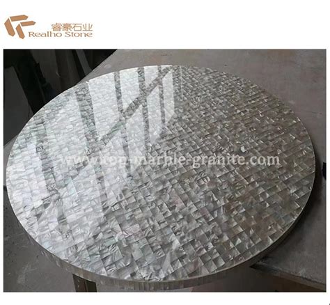 Mother Of Pearl Shell Inlay Mosaic Tile For Home Round Table And Door Suppliers And