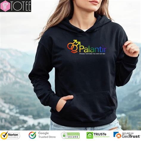 Palantir Proudly Watching You Have Gay Sex Lgbt Pride Hoodie