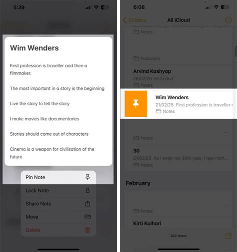 How To Pin Notes In The Apple Notes App IGeeksBlog