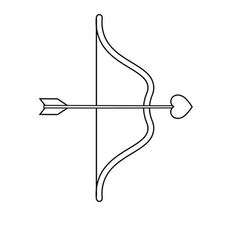 Premium Vector Simple Illustration Of Bow With Heart Icon For St Valentines Day