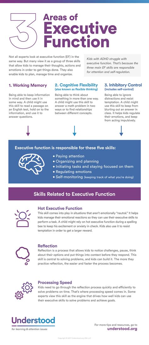 The 3 Areas Of Executive Function Executive Functioning Executive Functioning Skills