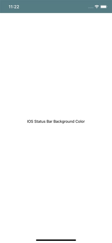 GitHub UjjalKar Rn Status Bar IOS Status Bar Background Color Native Support Since We Cannot