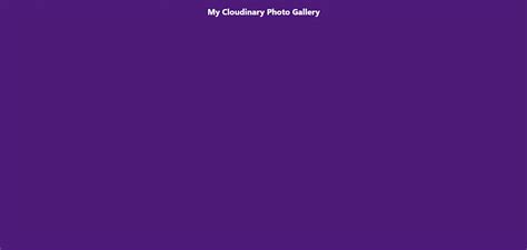 Creating An Interactive Photo Gallery Using Javascript Cloudinary