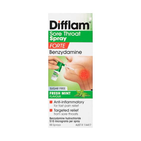 Difflam Sore Throat Spray Forte Difflam