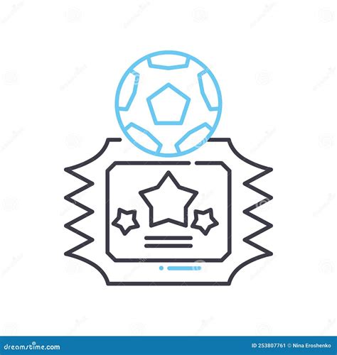 Card Line Icon Outline Symbol Vector Illustration Concept Sign Stock