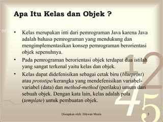 Pemrograman Berorientasi Objek I Modul V PPT