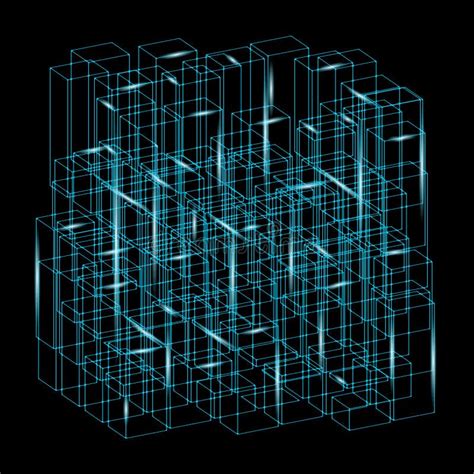 Abstract Background With Rectangular Structure Vector Illustration Stock Vector Illustration