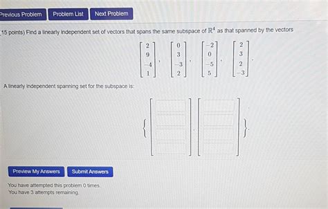 Solved Previous Problem Problem List Next Problem 15