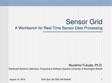 Ppt Real Time Sensor Data Processing Workbench For Parallel Computation Powerpoint