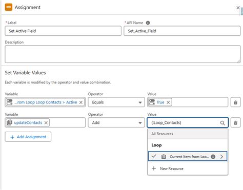 salesforce flow loop iterate and update multiple records
