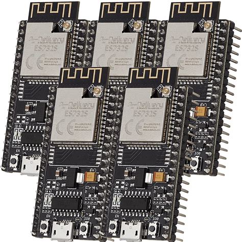 Azdelivery 5 X Kit Nodemcu Esp32 S Wifi Bluetooth Audio Avec Carte De Développement De