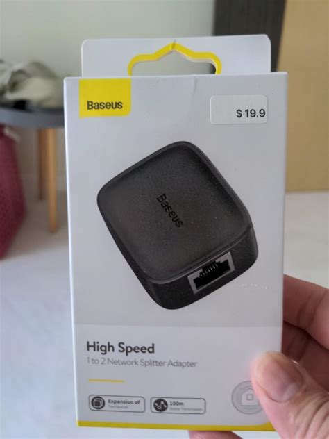 BASEUS High Speed To Network Splitter Adapter Computers Tech Parts Accessories Cables