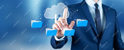 Premium Photo File Transfer Protocol Or Ftp Digital System For Transferring Documents Files