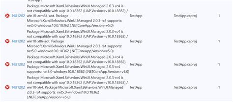 Cannot Install Microsoft Xaml Behaviors WinUI Managed Package In WinUI UWP Project Issue 210