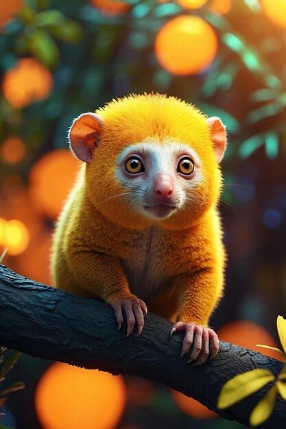 Premium Photo Dramatic Lighting Unveils A Cute Cuscus In A Cinematic