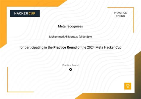 Muhammad Ali Murtaza On Linkedin Metahackercup2024 Icodeguru Metahackercup2024 Codingchallenge