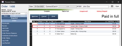 displaying attributes as separate line items instead of in option fields