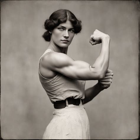 1910s Muscular Woman Biceps By Ashw1990 On Deviantart